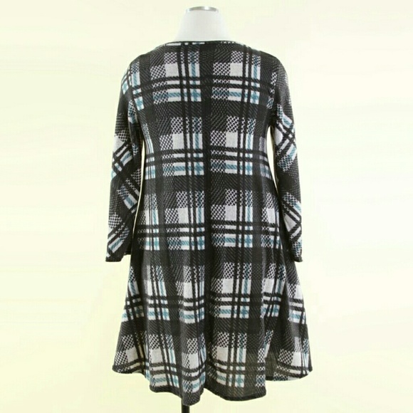 Collective Rack | Dresses | Last One Collective Rack Plaid Flare Dress ...